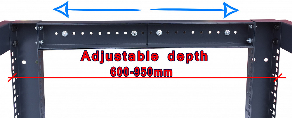 27U 4 Post Open Frame 19″ Network Server Rack to buy | Sysracks