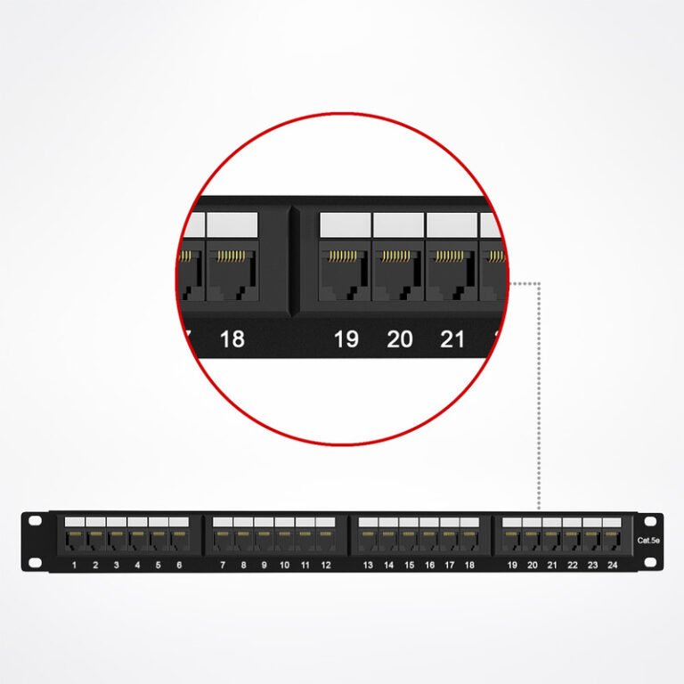 Patch Panels for Server Racks & Data Network Cabinets