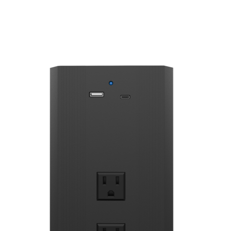 Charging Tower for Multiple Devices — USB-C & Power Outlet Station